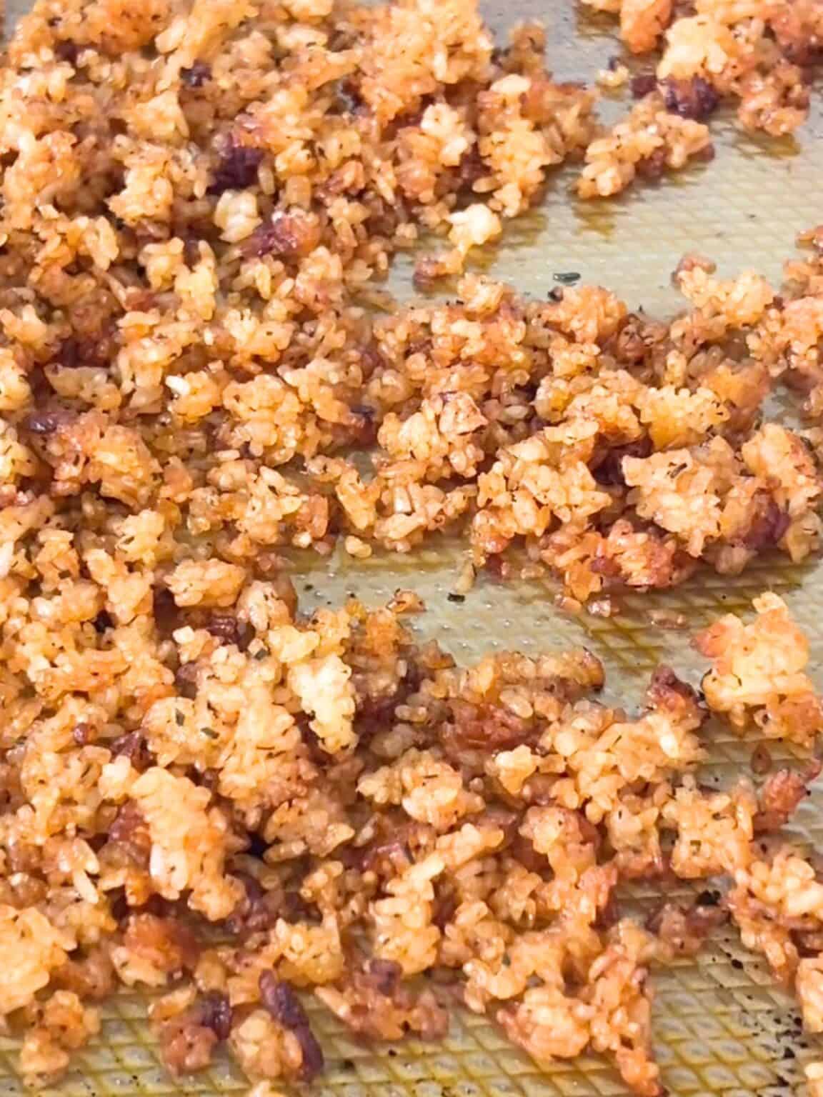 Crispy Rice Salad - Trang's Kitchen Table