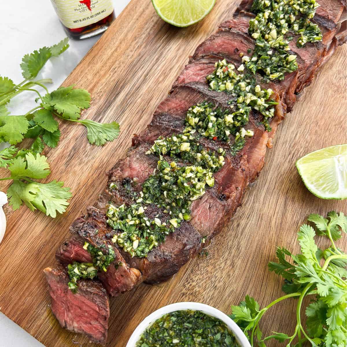 Steak with Jeow Som - Trang's Kitchen Table