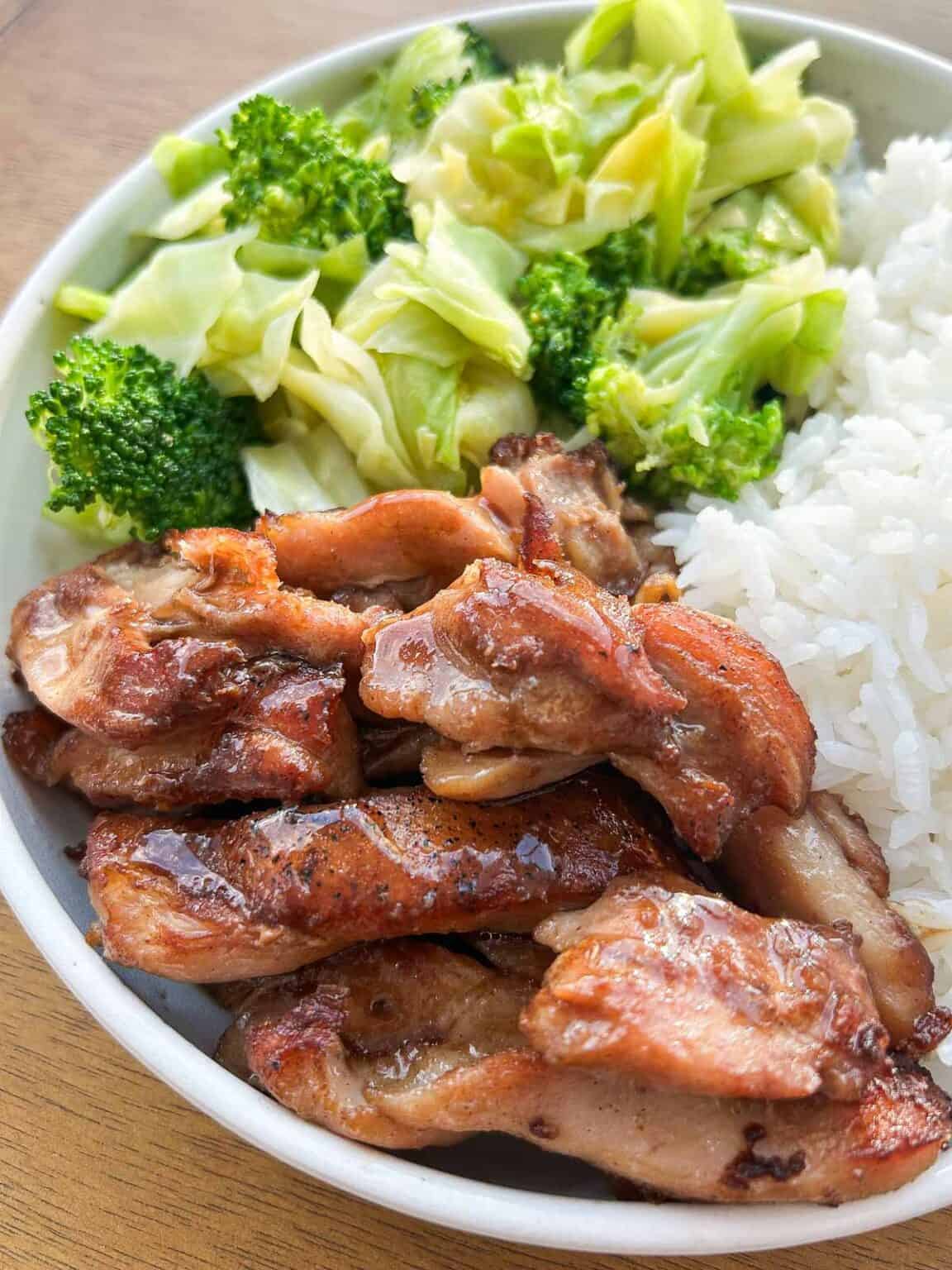 Mall Chicken Teriyaki (Copycat Sarku Japan) - Trang's Kitchen Table